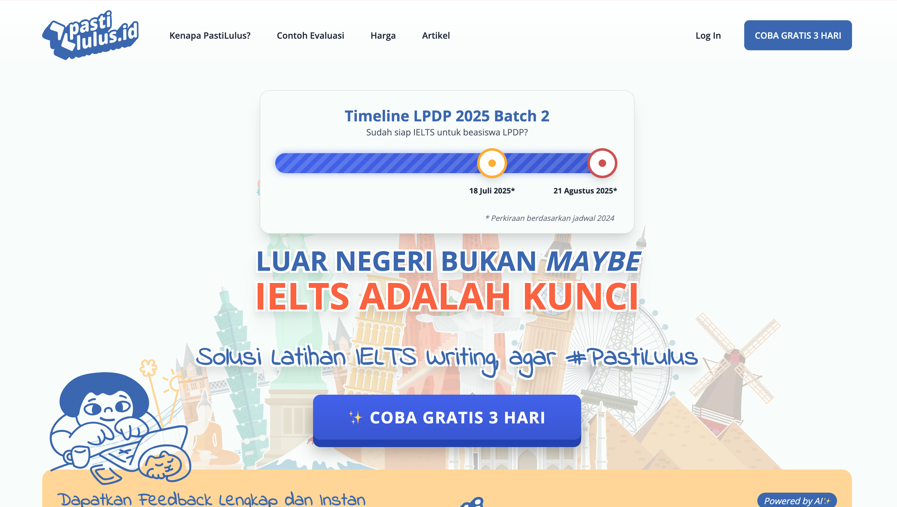 Produk Kreatif PastiLulus IELTS - EKRAF Hub | Kementerian Ekonomi Kreatif/Badan Ekonomi Kreatif