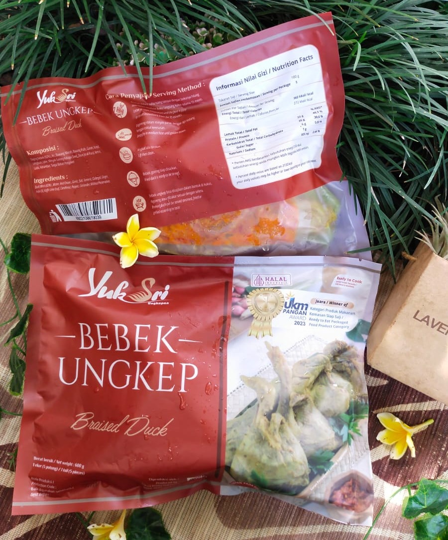 Produk Kreatif Braised Duck /Bebek ungkep frozen siap saji - EKRAF Hub ...